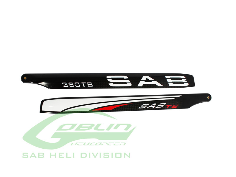 SAB Thunderbolt 280 mm Carbon Hauptrotorblätter - World-of-Heli